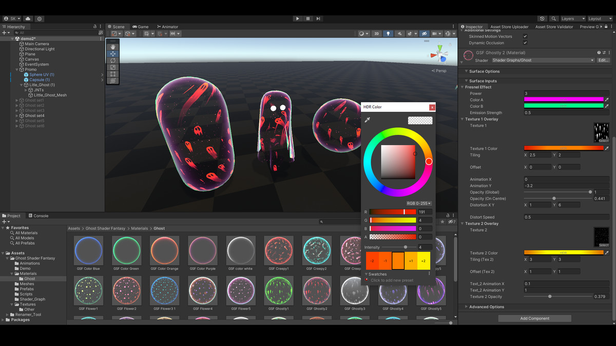 Animated Ghost Shader's (Fantasy Edition)