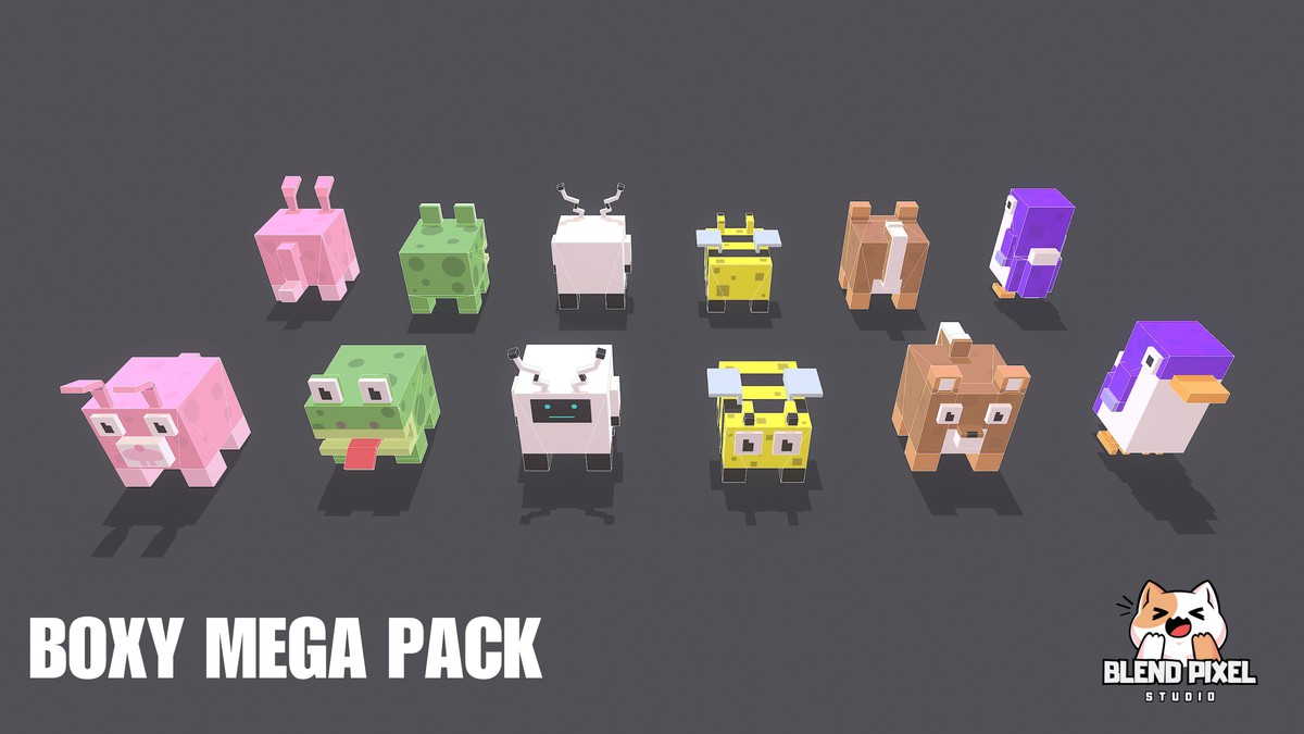 Cartoon Animal Mega Pack