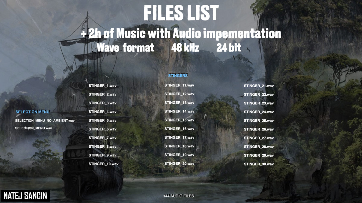 Pirate music Complete Bundle & Stingers