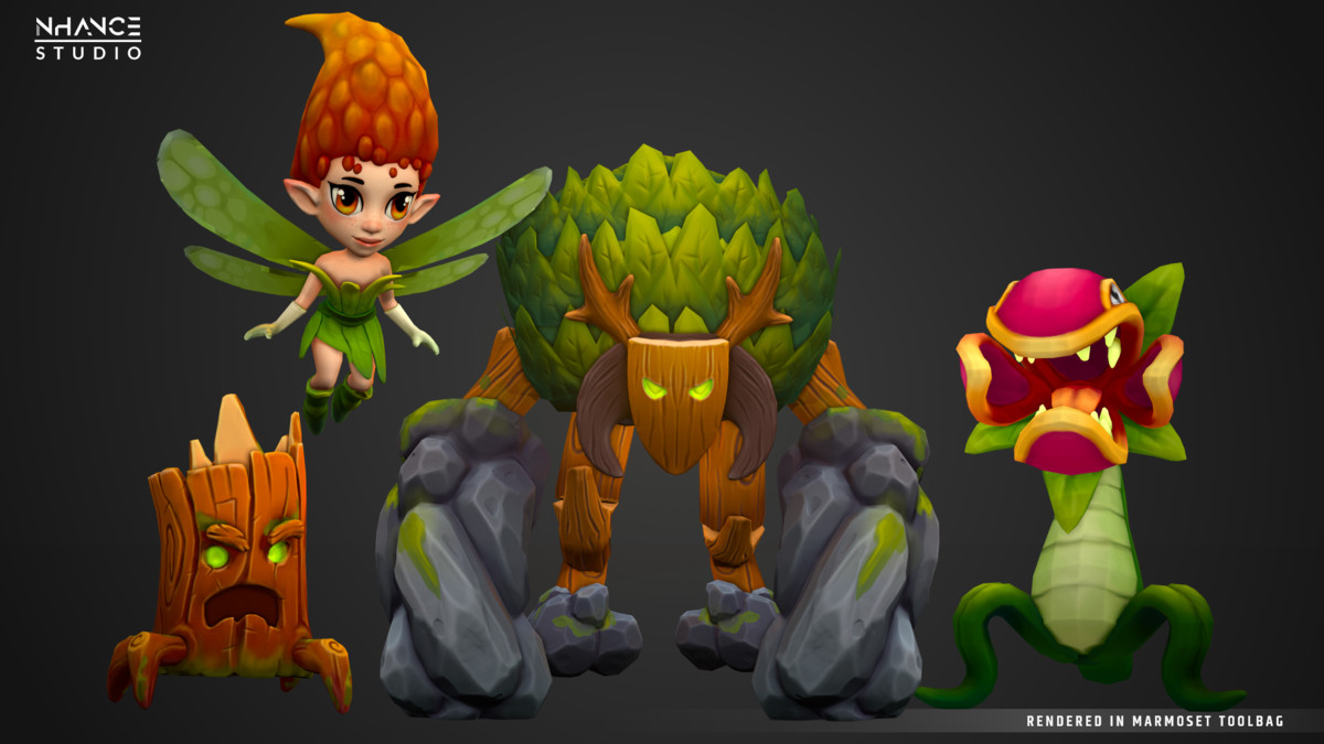 Mobile Fantasy Creatures Pack