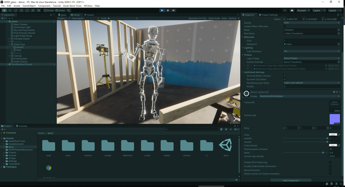 Glass Shader（HDRP）