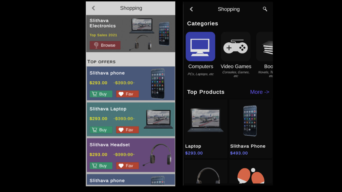 Mobile App UI Template (PRO)