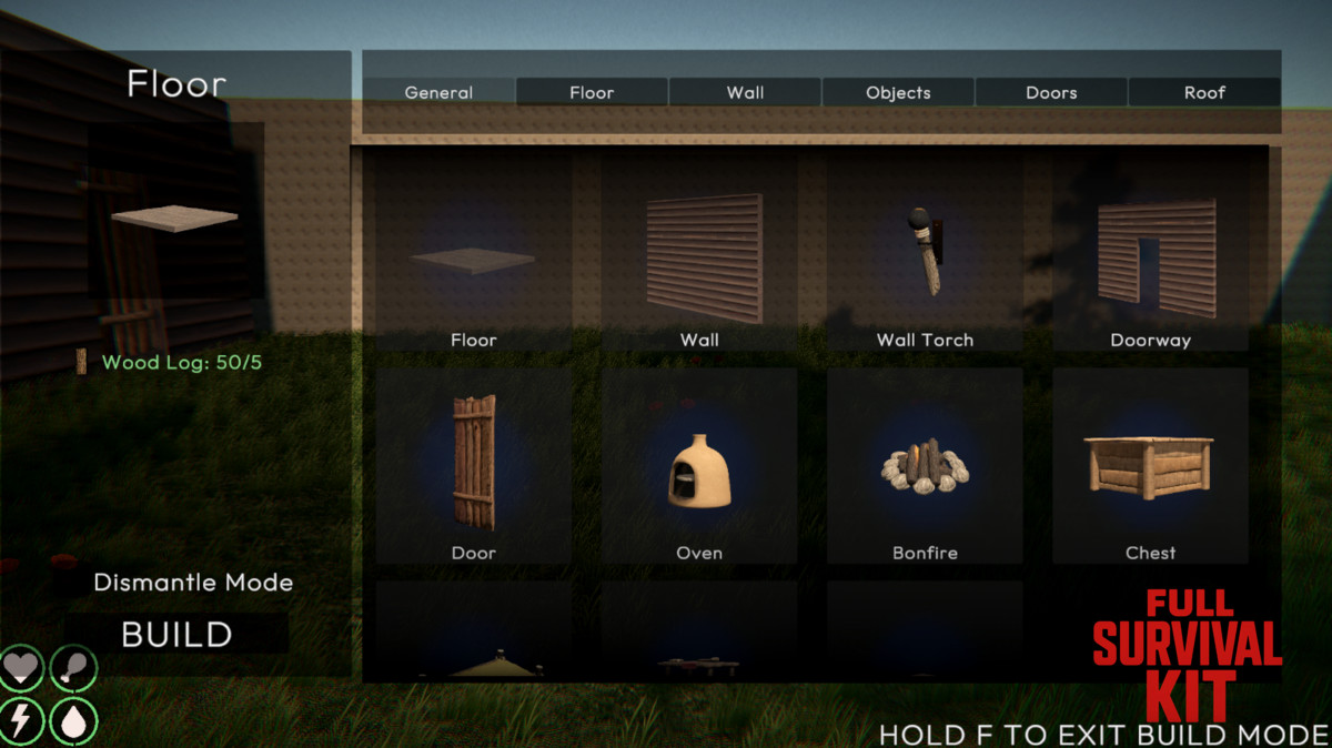 FSK: Full Survival Kit, Complete FPS Survival Template (Craft, Build, Hunt)