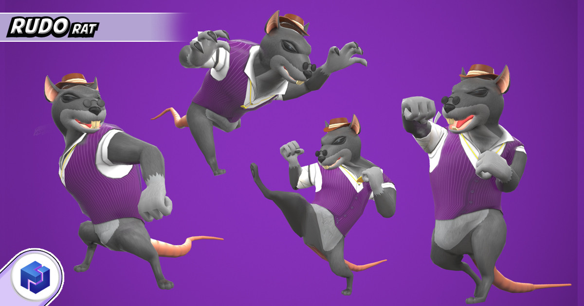 Rudo Rat Character