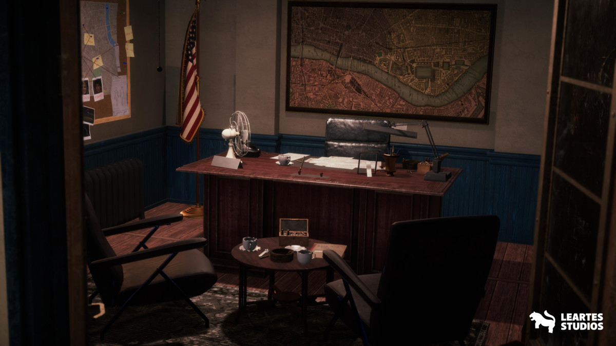 Retro Police Station Environment / Exterior + Interior