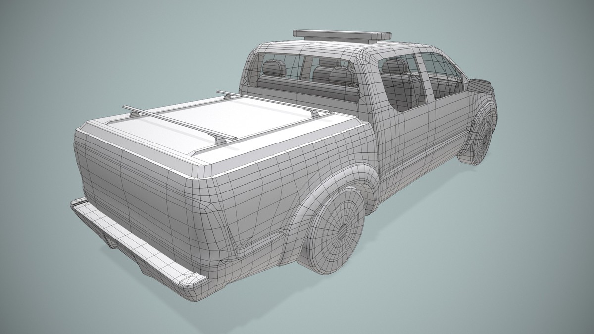 Airport Ground Handling Car (432)
