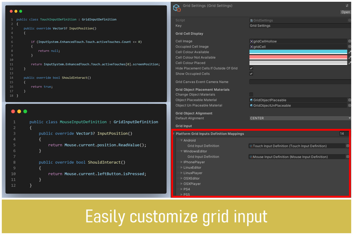 Grid Placement System