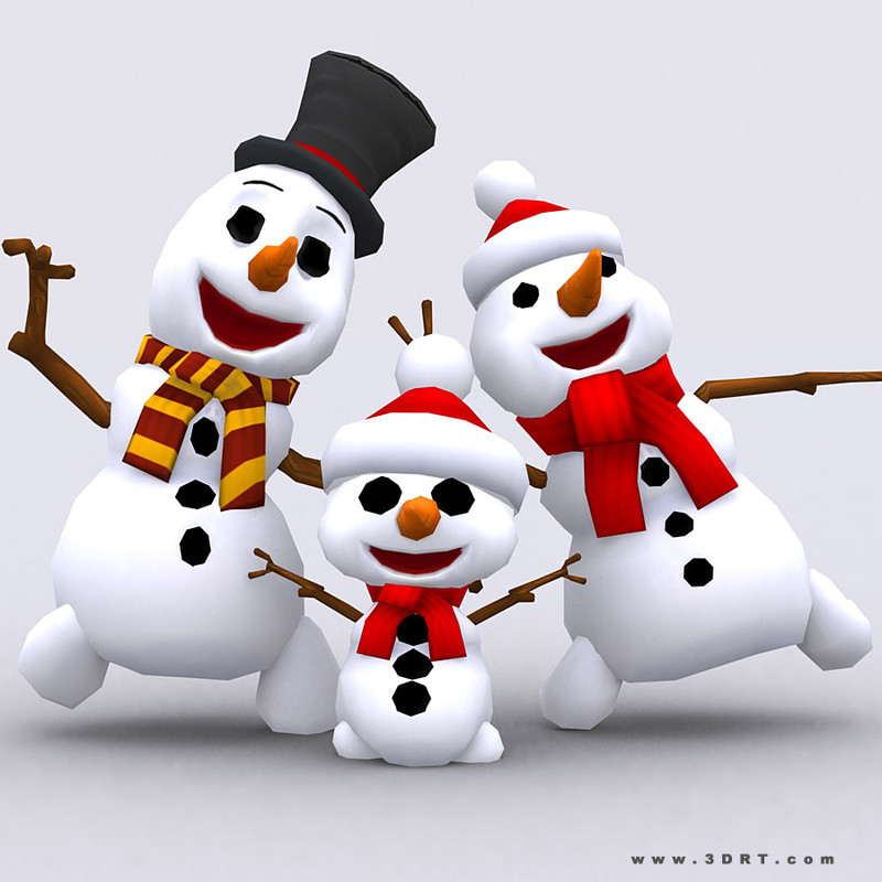 Animated Dancing Snowman