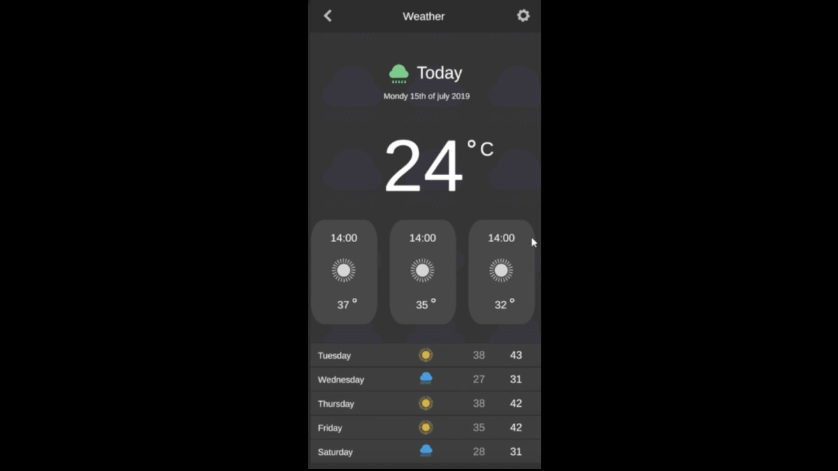 Mobile App UI Template