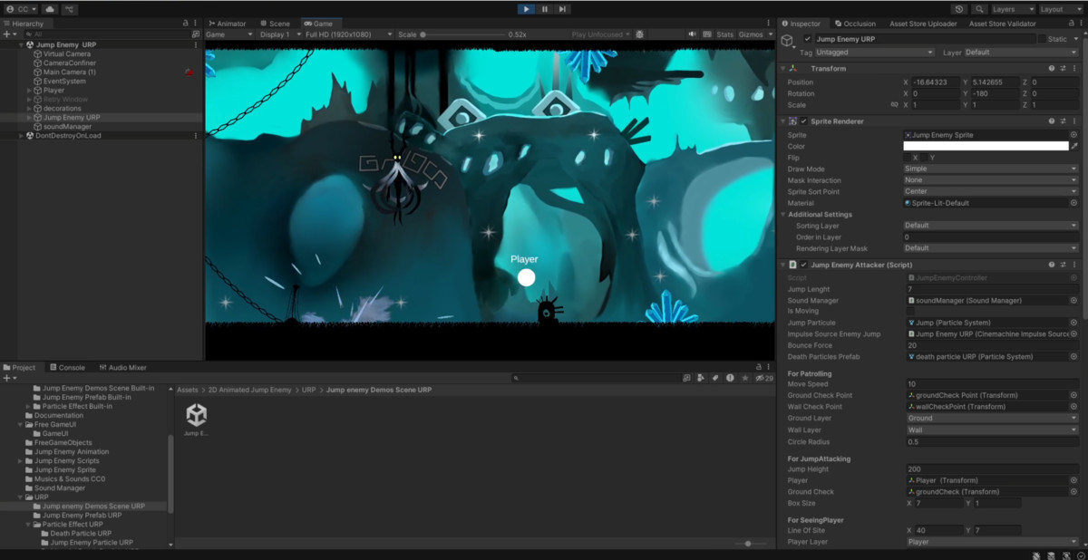 2D Platformer Enemy AI Bundle – Patrol, Chase, Jump & Magic Attacks ...