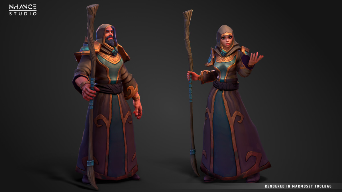 Stylized Fantasy Newbie Outfits Pack