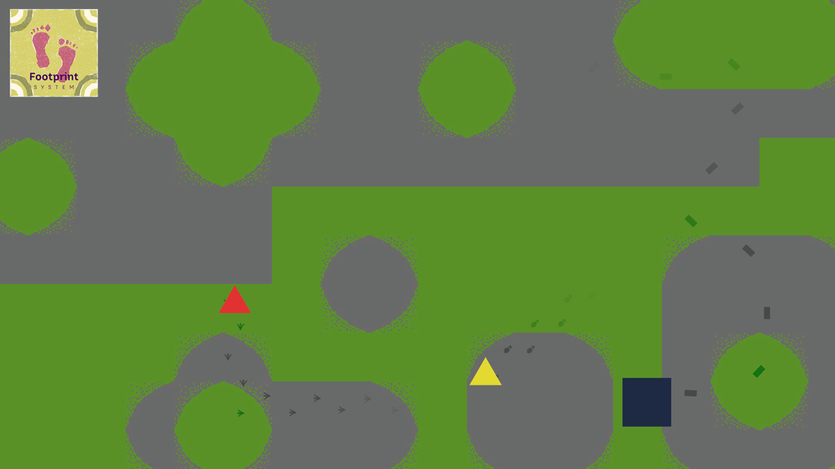 2D TopDown Footprint System