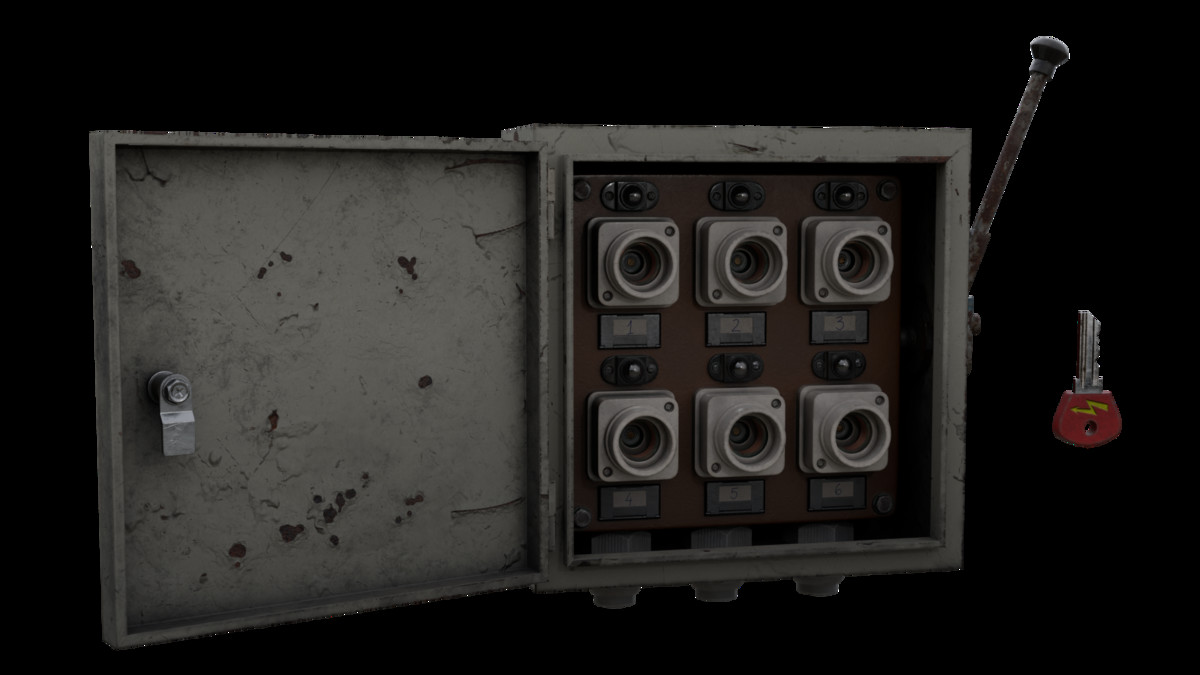 Fuse Box Prop – Game Ready