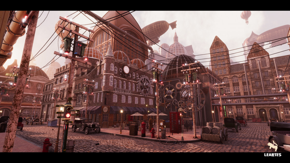 SteamPunk / Victorian Environment Megapack