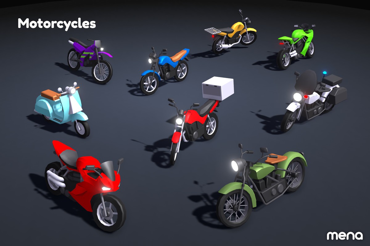 ARCADE: Ultimate Vehicles Pack - Low Poly Cars