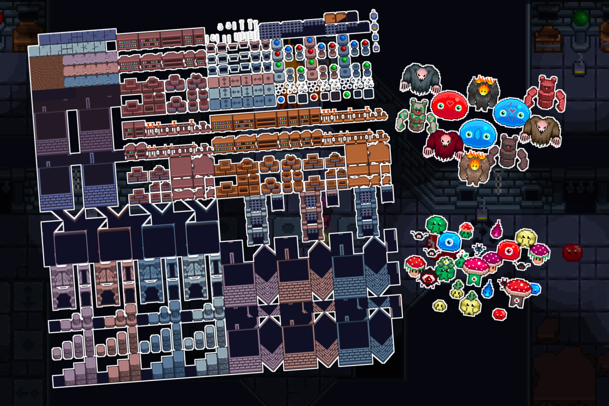 2D TopDown Tilesets Fantasy Dreamland