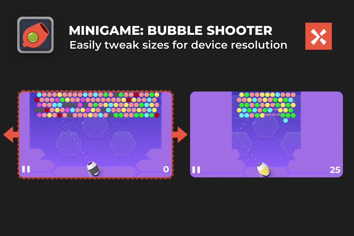 Bubble Shooter Game Template