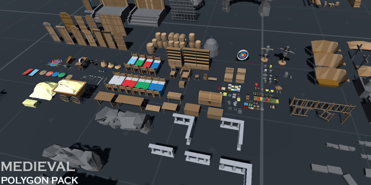 Medieval polygon pack - AssetsDeals.pro