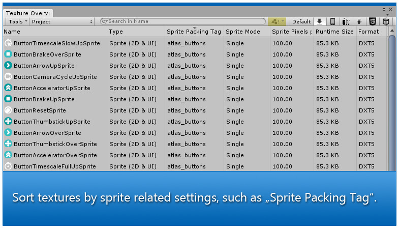 Texture Overview Pro