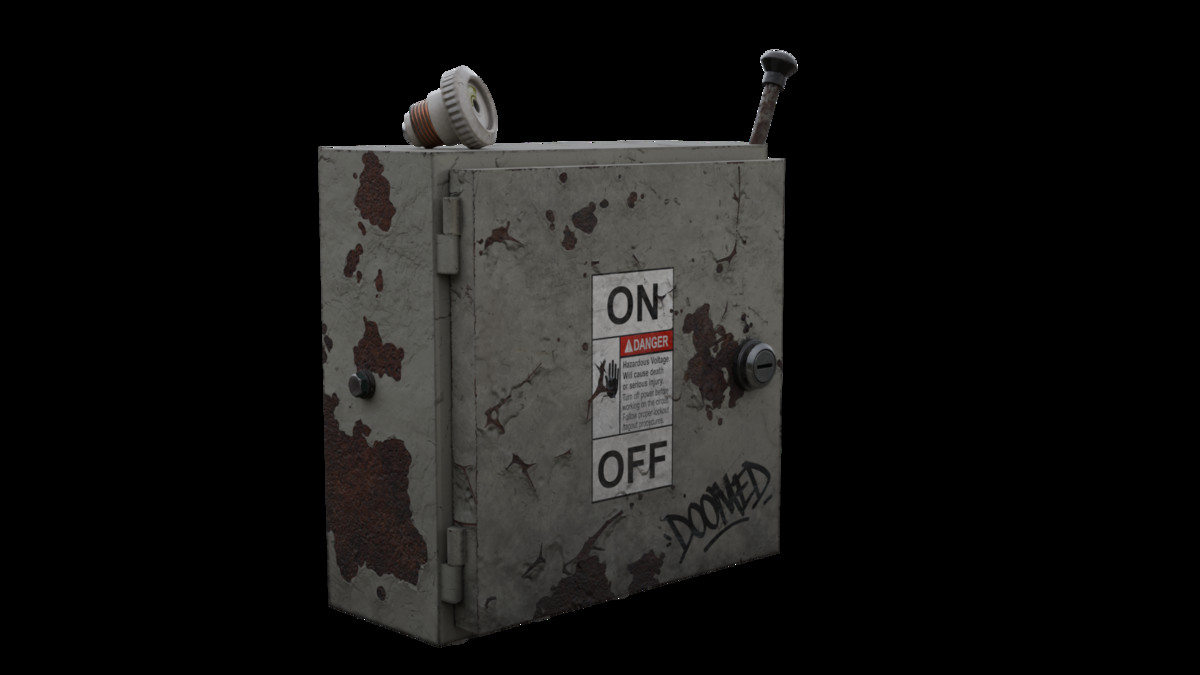 Fuse Box Prop – Game Ready