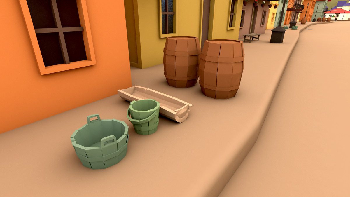 Low Poly Frozen Environment