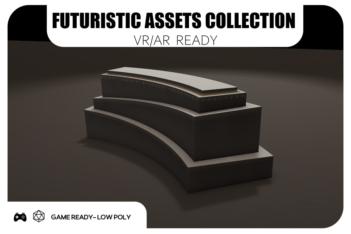 Futuristic Assets Collection (The Pearl) – VR/AR Ready
