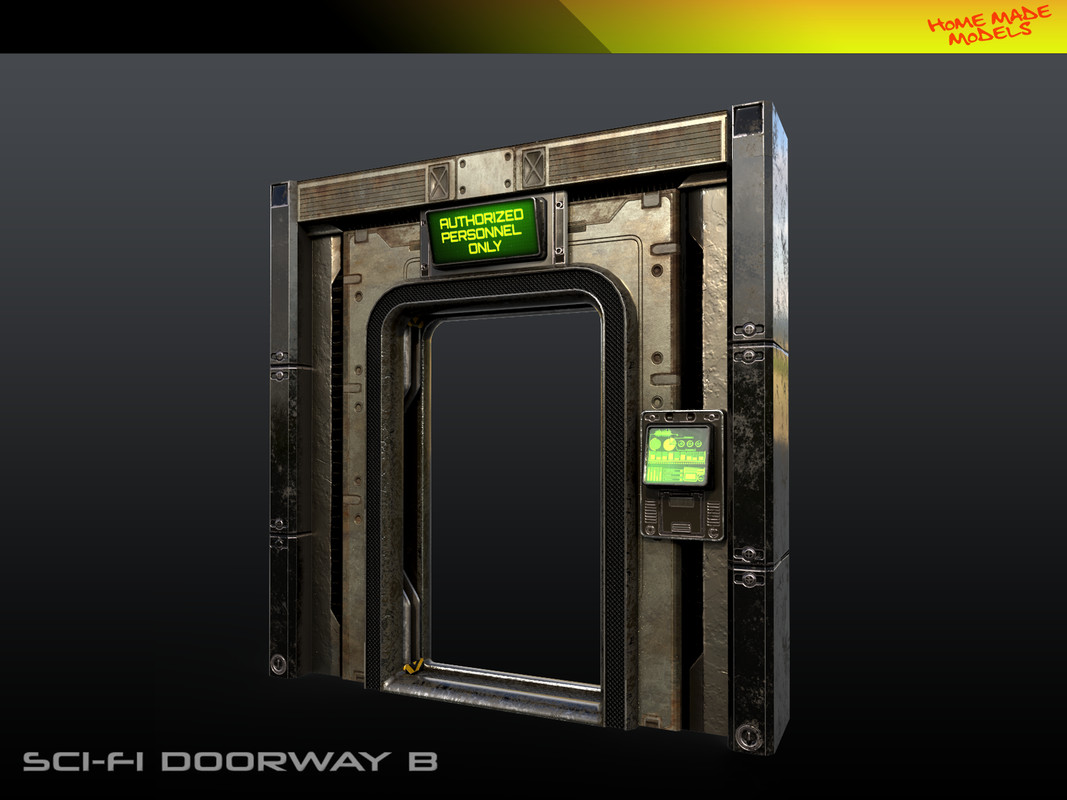 SciFi Doorways Pack (Set of 4)