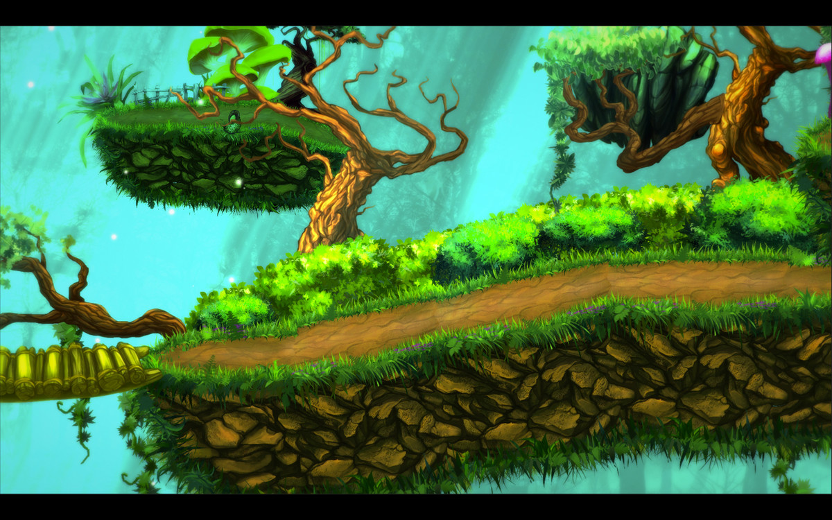 2d Forest Pack Platformer Runner 2d Platform Stock Illustrations