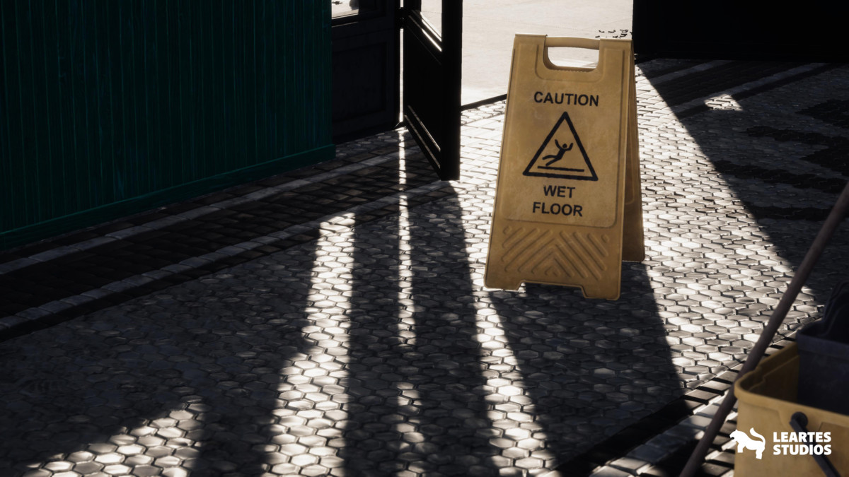 Retro Police Station Environment / Exterior + Interior