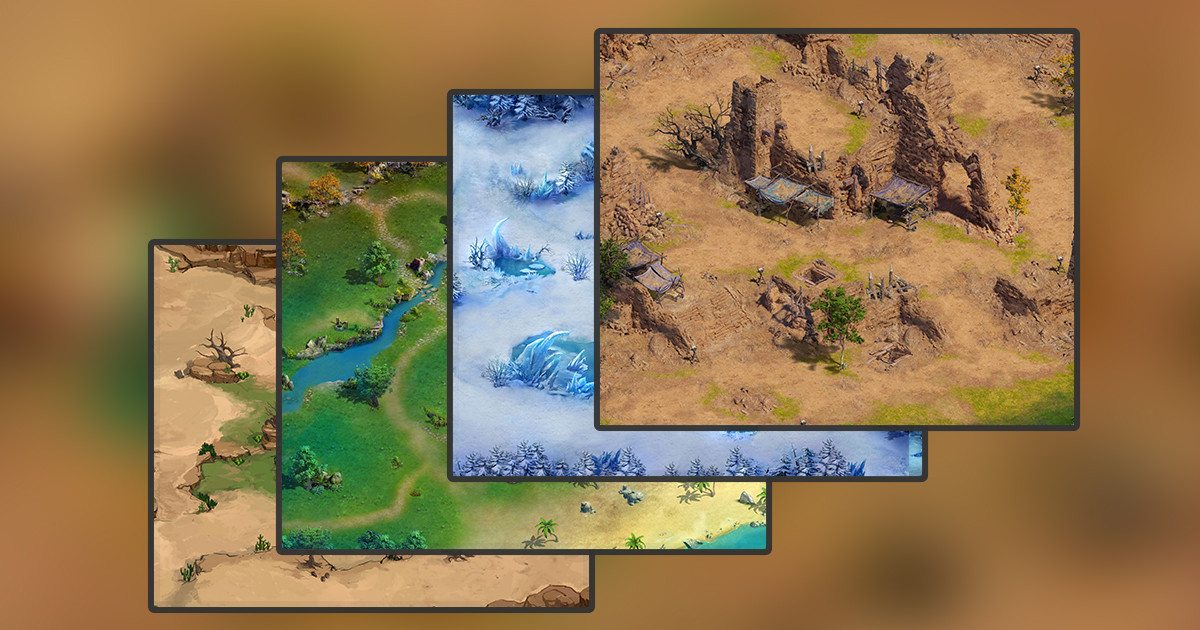 SLG RTS Tower Defence 2D Map 3 - AssetsDeals.pro