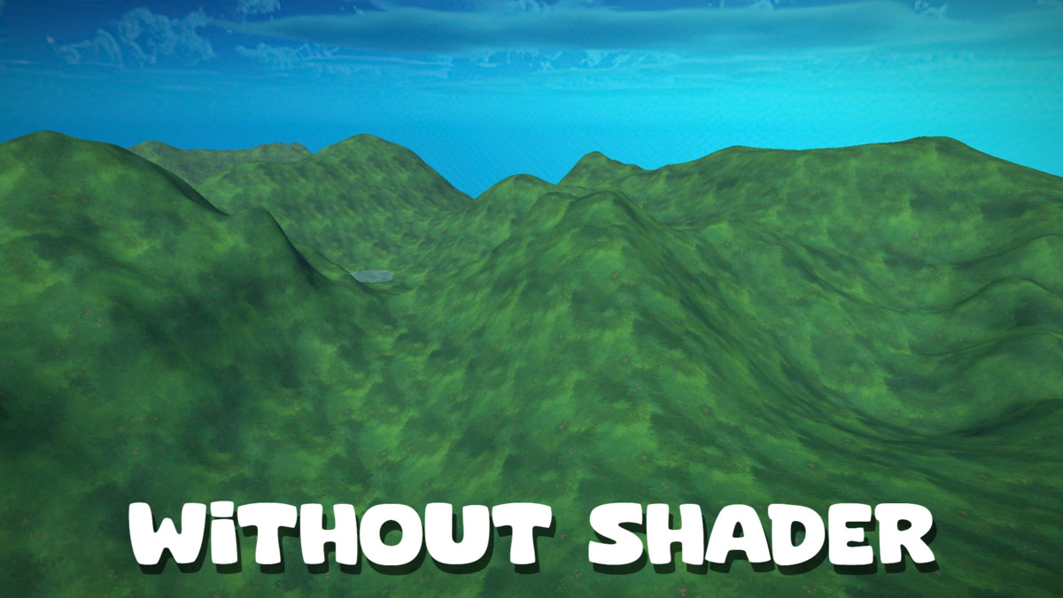 Simple Triplanar Terrain Shader – Grass & Snow (Built-In) by 56Jando78