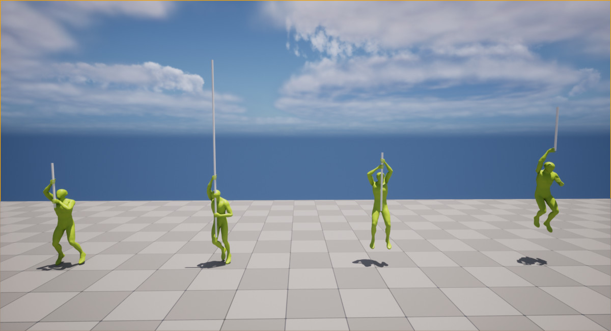 Rope Climb Animation