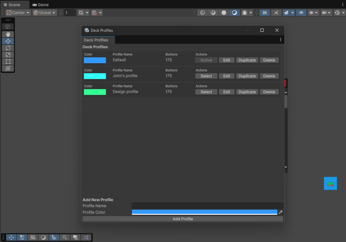 Visual Shortcuts Deck: Editor Productivity Tool