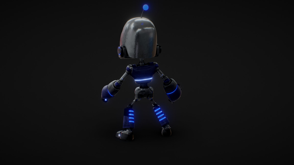 Customizable Robot Character - Mike the Radical Robot