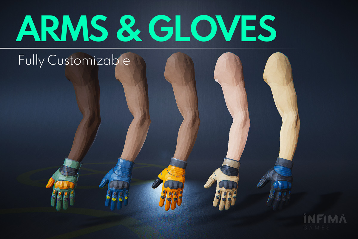 Low Poly Animated - Modern Guns Pack (HDRP)