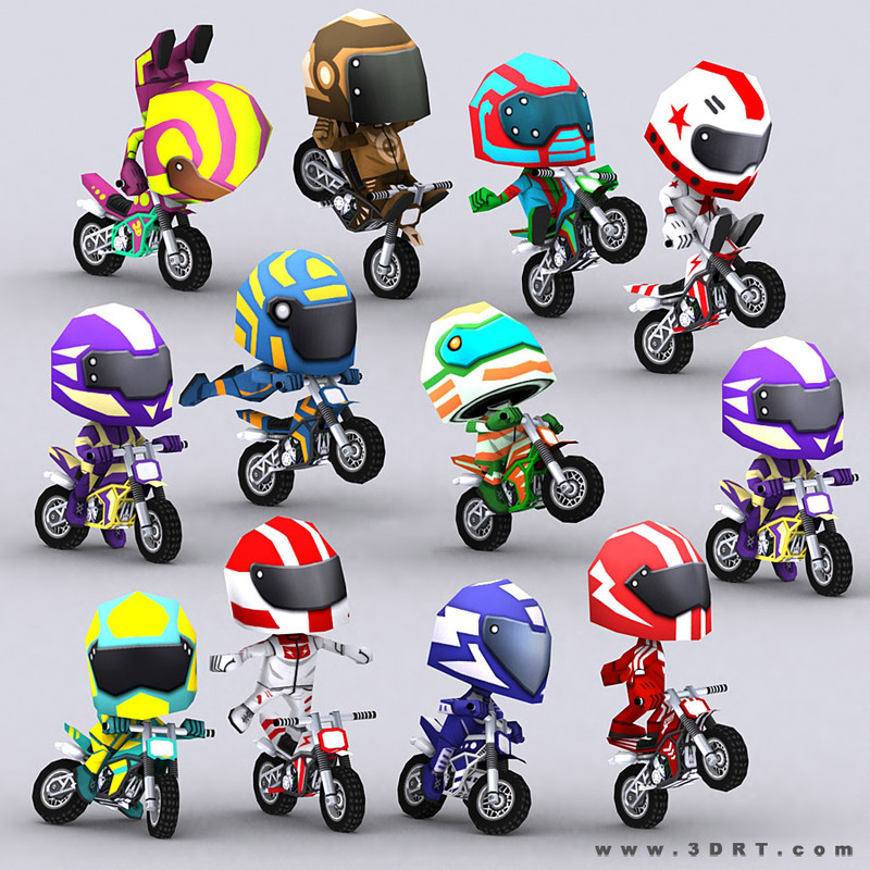 Chibii Racers - Dirt Bikes