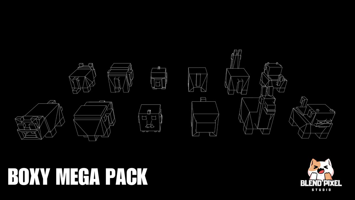 Cartoon Animal Mega Pack