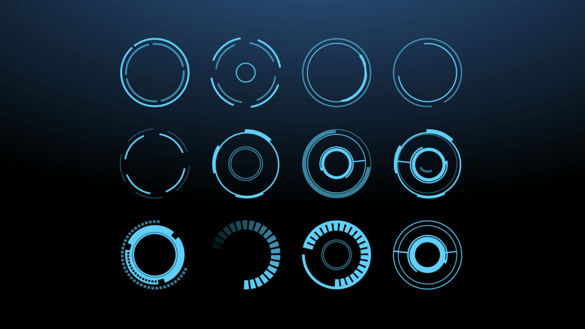 Animated Sci-Fi UI Bundle Vol. 1 & Vol. 2