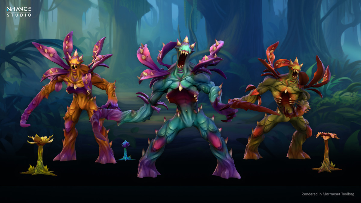 Stylized Fantasy Bloom Monster