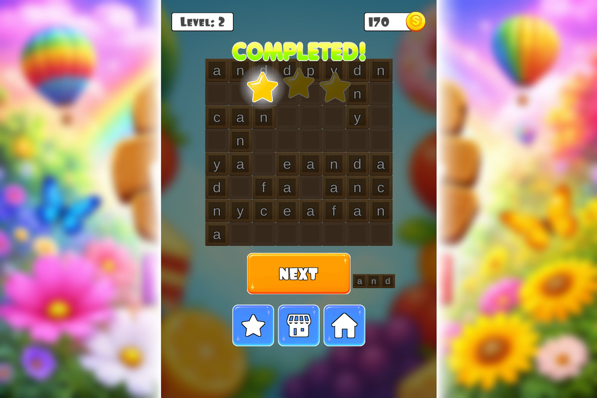Word Block Puzzle - Complete Mobile Game Template