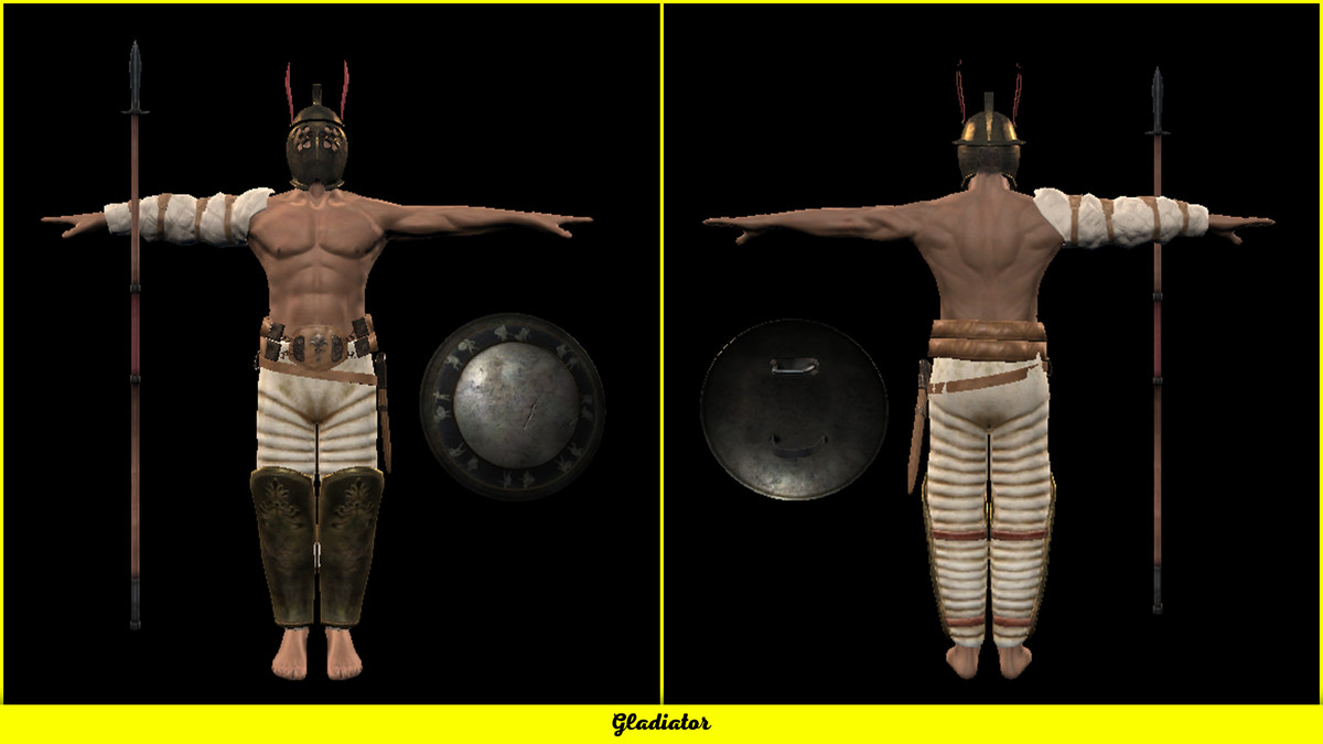 Gladiators characters 10+ pack