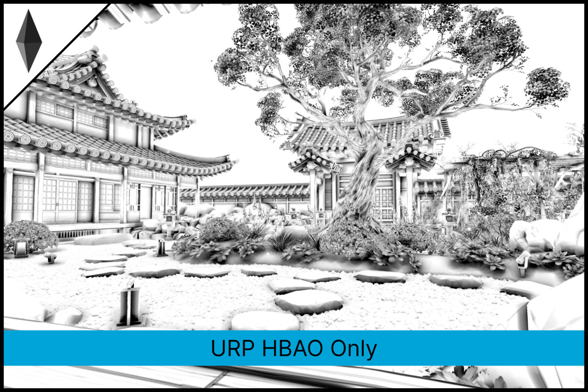 URP Horizon Based Ambient Occlusion