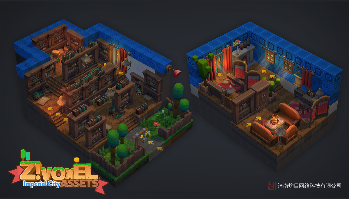 Z ! Voxel Assets - Imperial City