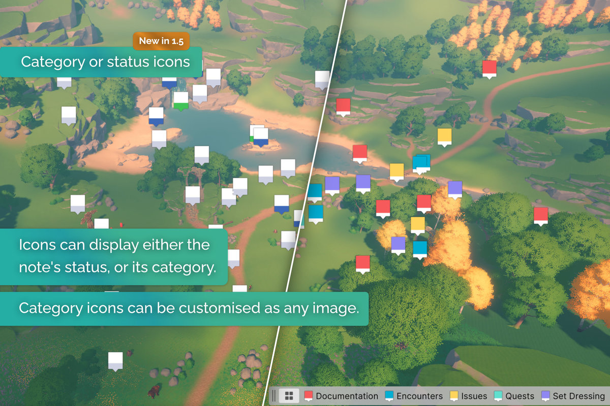 Scene Notes - Tasks, Issues, Annotations