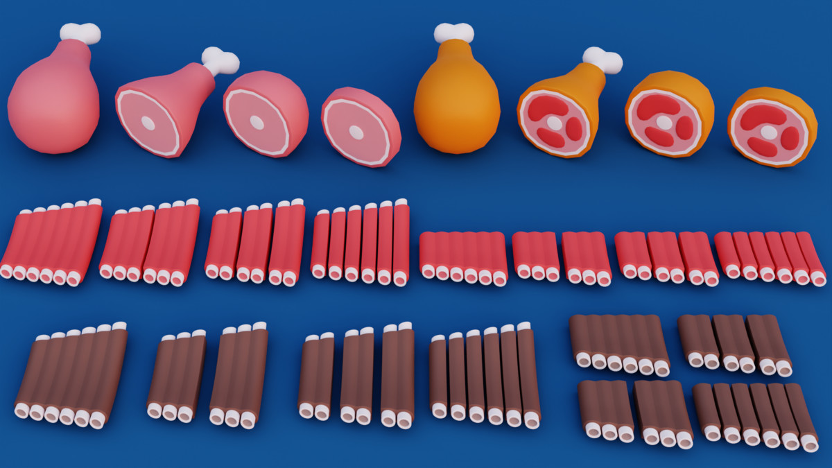 Cartoon Meat & Deli Pack