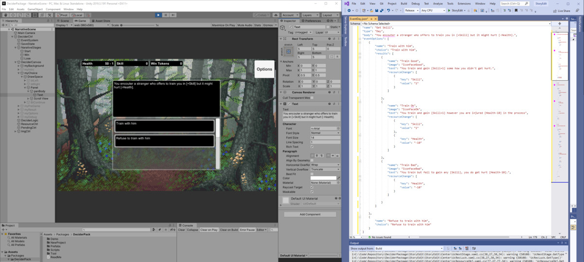 Narrative Roguelike Template