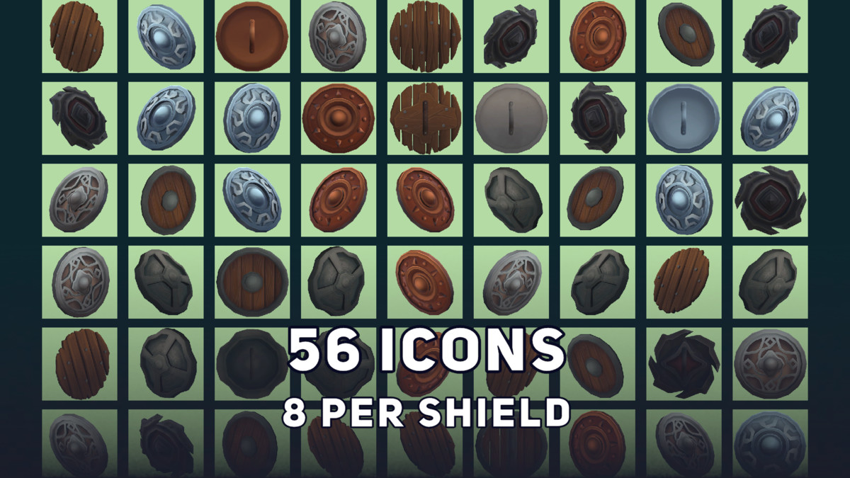 Stylized Melee Weapons & Shields | MEGAPACK#1