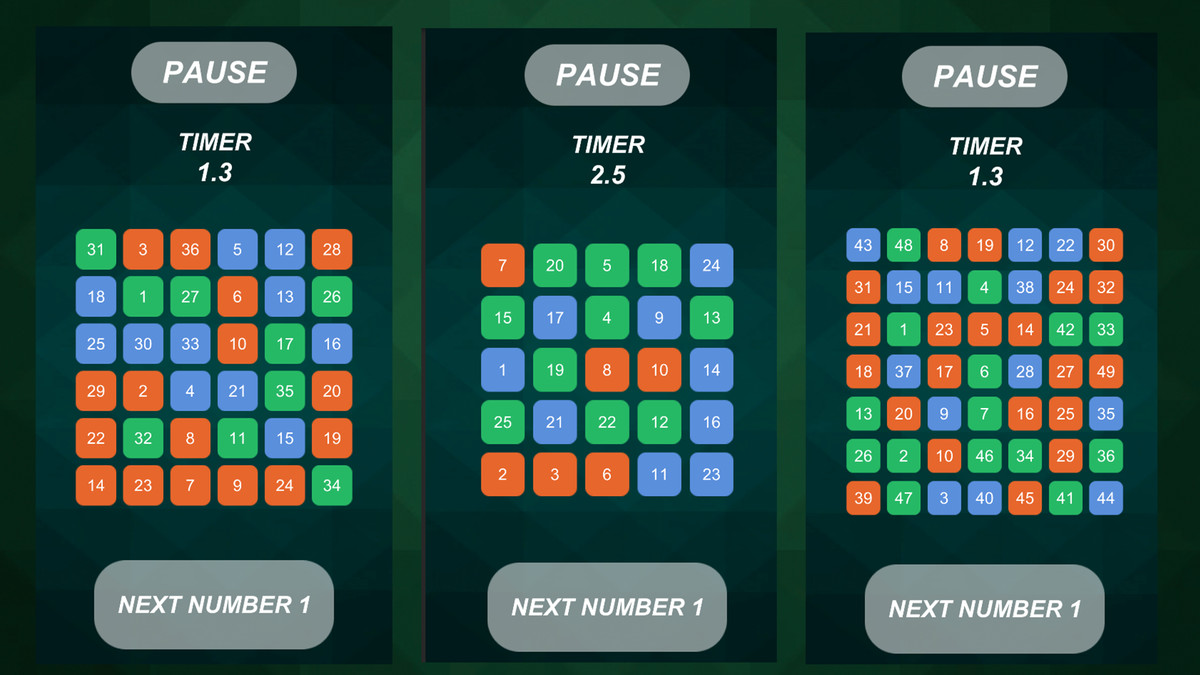 Number Sequence Game Template