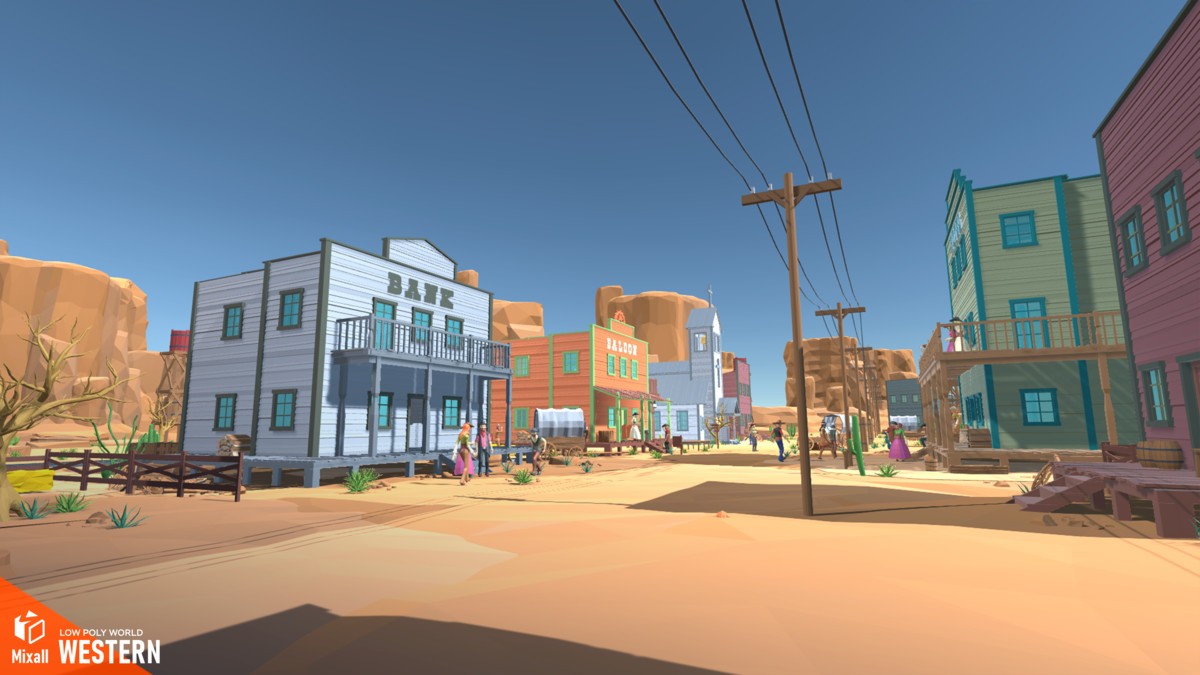 LOW POLY WORLD - WESTERN