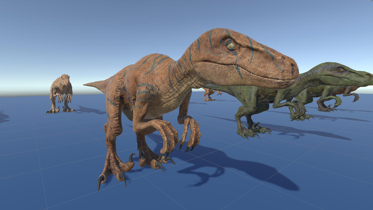 Dinosaur Raptor Dinosaur - Hybrid Velociraptor